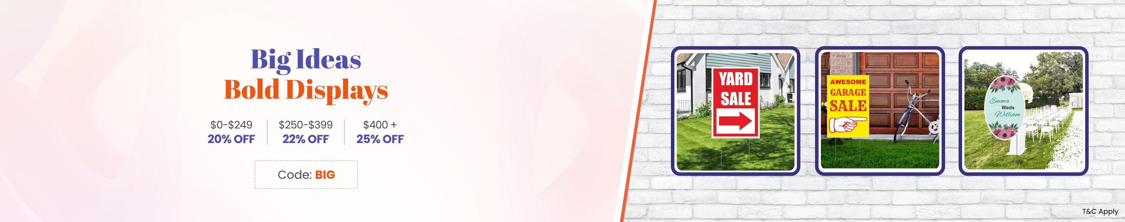 Yard Signs, Custom Yard Signs at Best Price| BannerBuzz CA