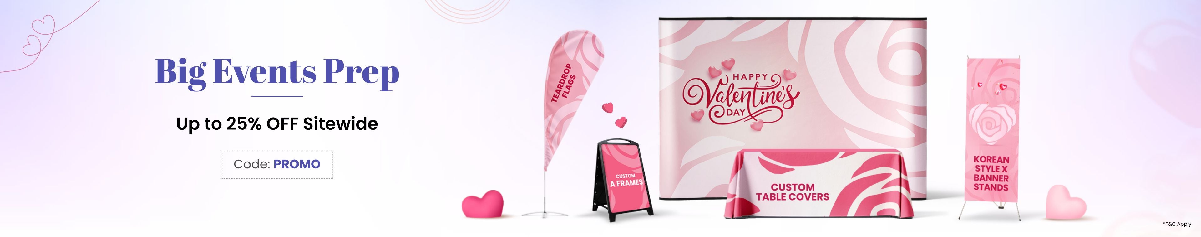 Big Events Prep with Up to 25% OFF sitewide (0-199 - 20% | 200 - 299 ...