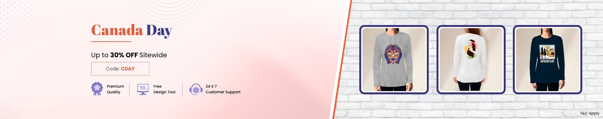 Design your Own Custom Clothes and Get 20% off | BannerBuzz CA