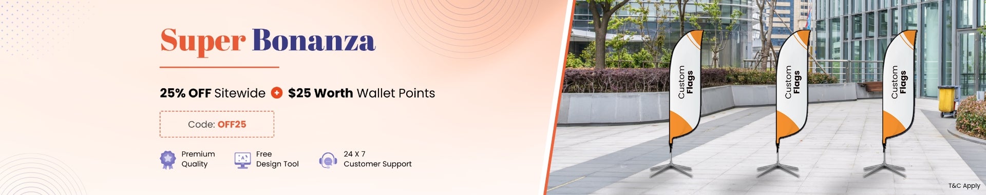 Buy Custom Flags for Advertising & Save UpTo 30% | BannerBuzz Canada