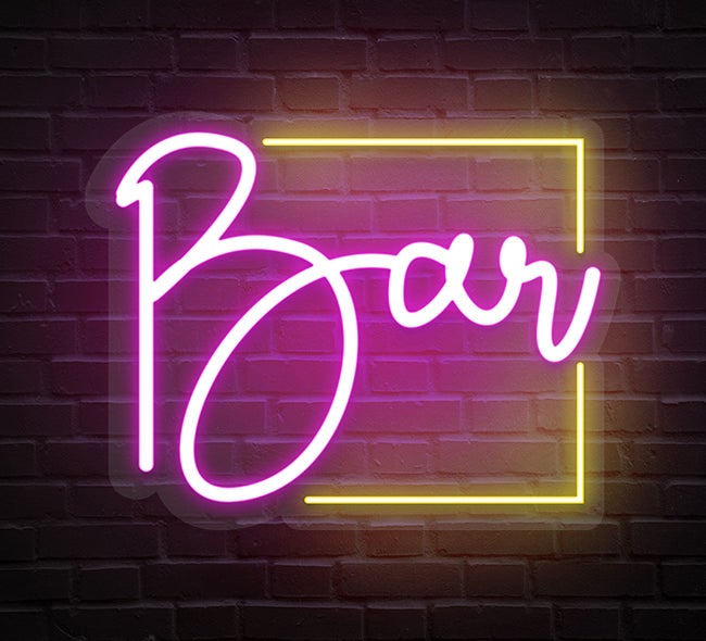 Freestanding Bar Neon Sign Online | Freestanding Bar Neon Sign ...