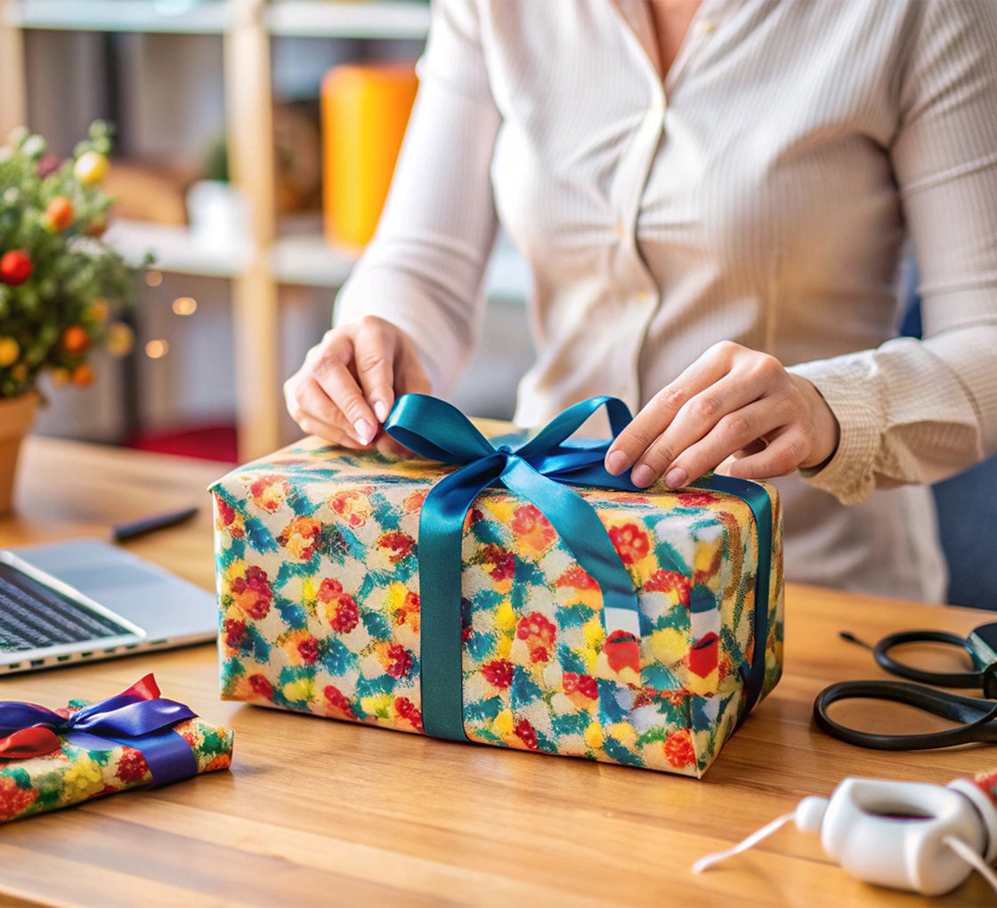 Printed gift wrapping paper store