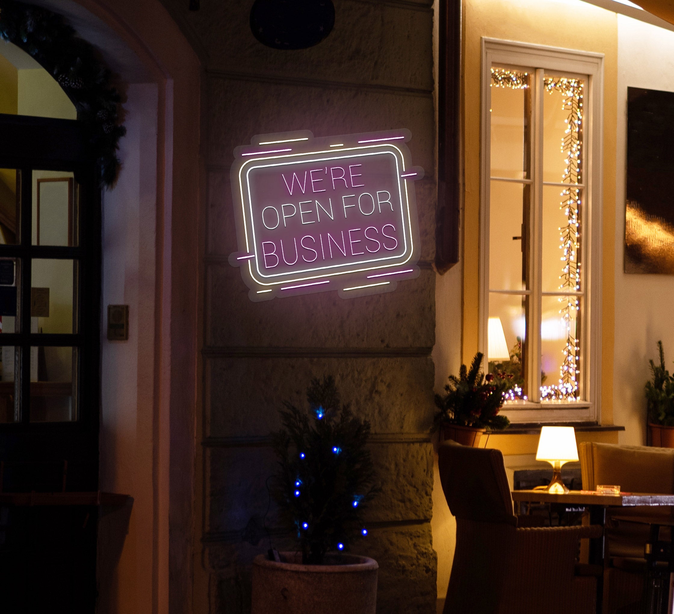 Open For Business Neon Sign Online | Open For Business Neon Sign ...