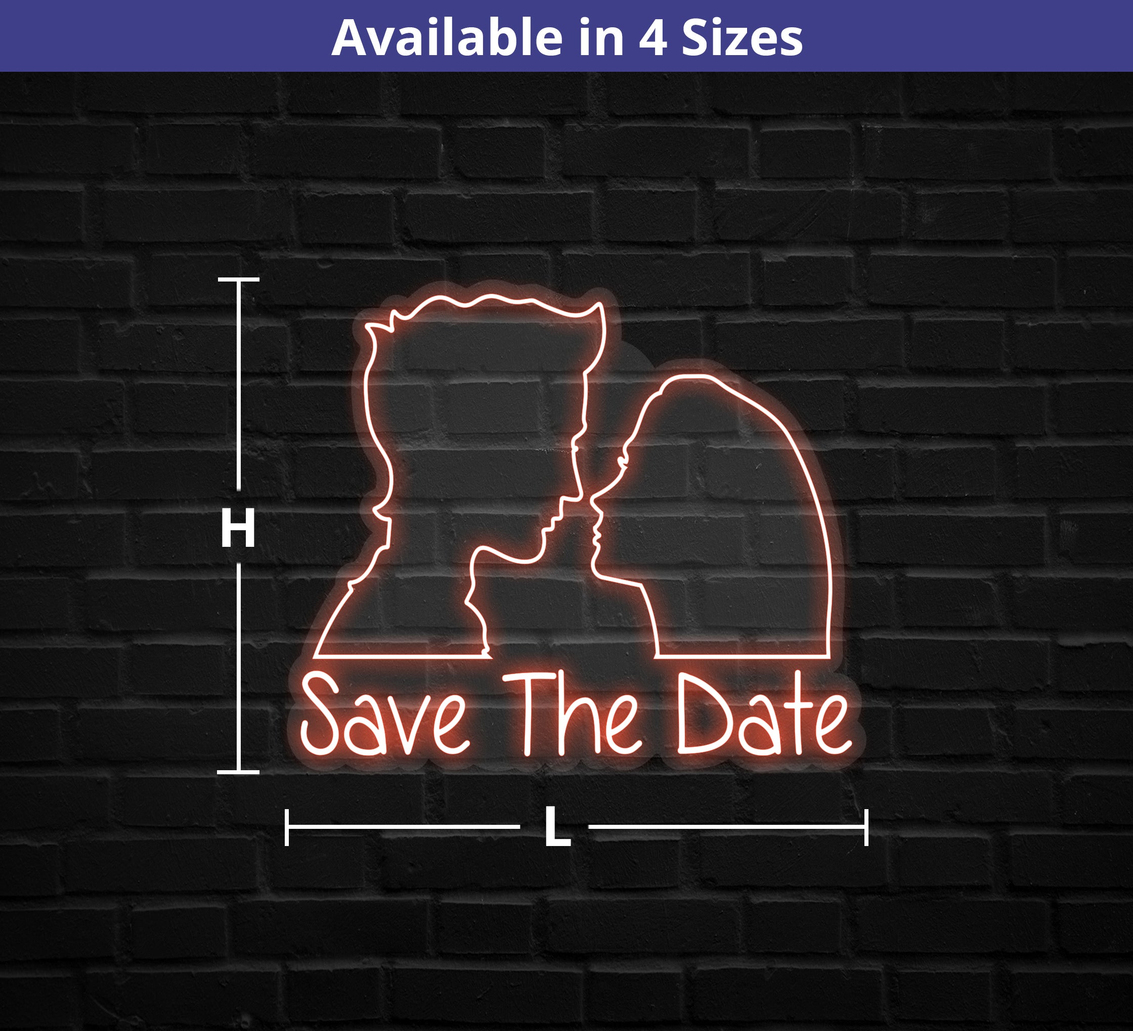 Save The Date Neon Sign Online | Save The Date Neon Sign - Bannerbuzz.ca