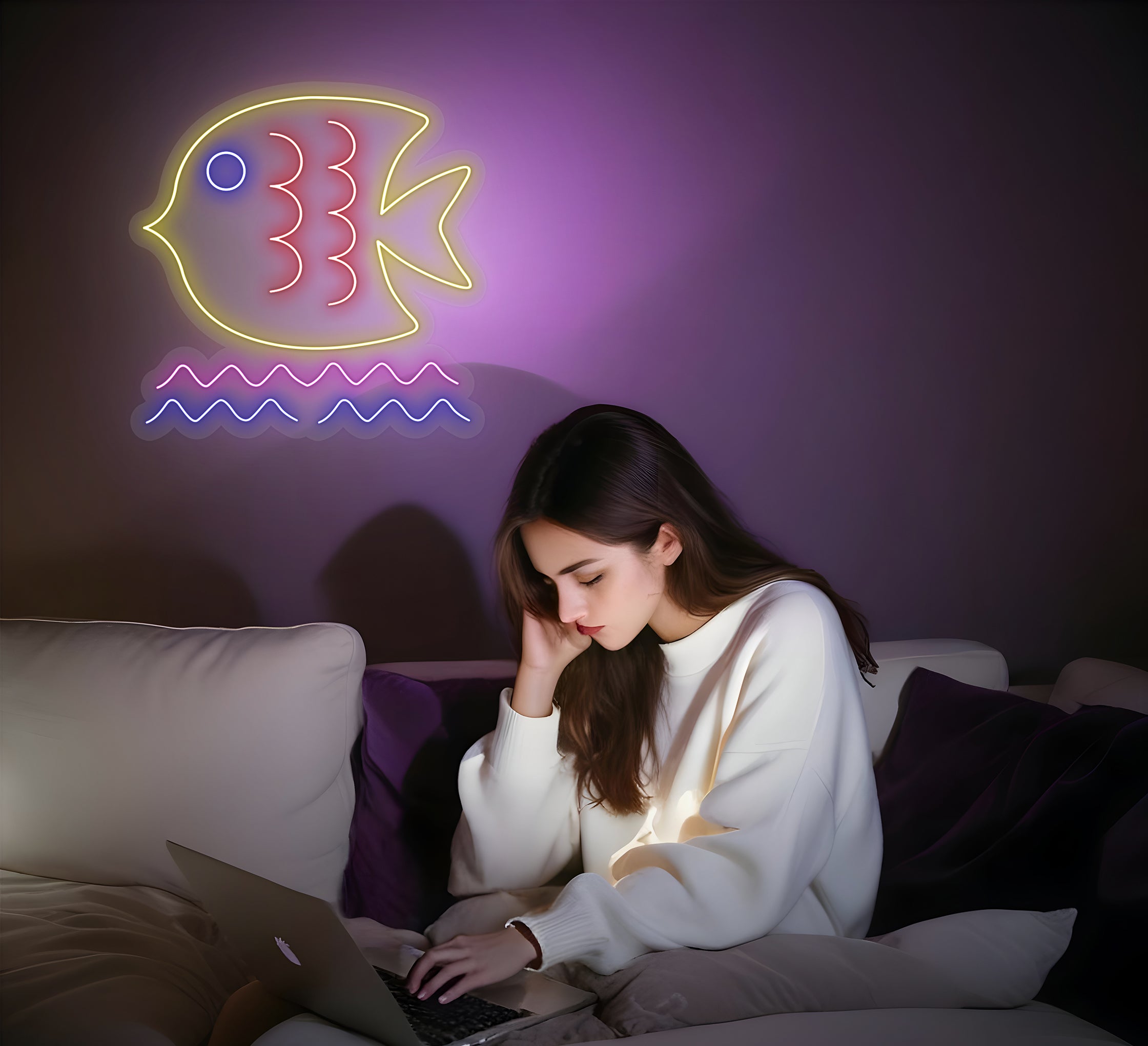 Tropical Fish Neon Sign Online | Tropical Fish Neon Sign - Bannerbuzz.ca