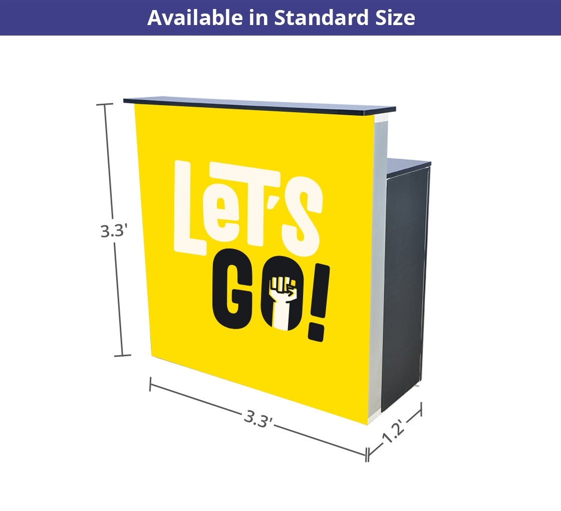 Backlit Promotional Counter with Storage | BannerBuzz CA