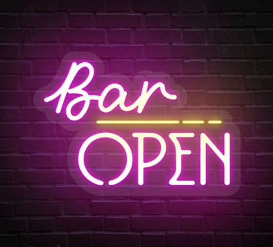 Bar Open Neon Sign Online | Bar Open Neon Sign - Bannerbuzz.ca