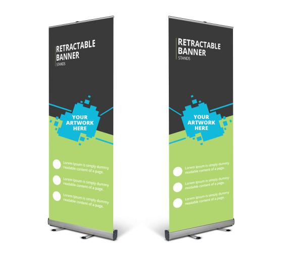 Retractable Banner Stands, Roll Up Banner Stands - BannerBuzz.ca