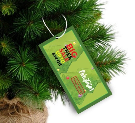 High quality custom printed Single Rounded Corner Hang Tags at Best Cost