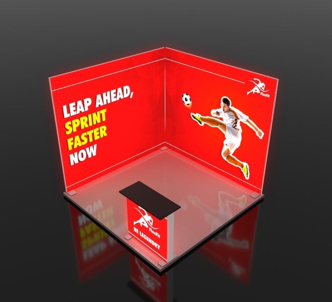 10ft Backlit Trade Show Display - Design 5 Online | 10ft Backlit Trade ...