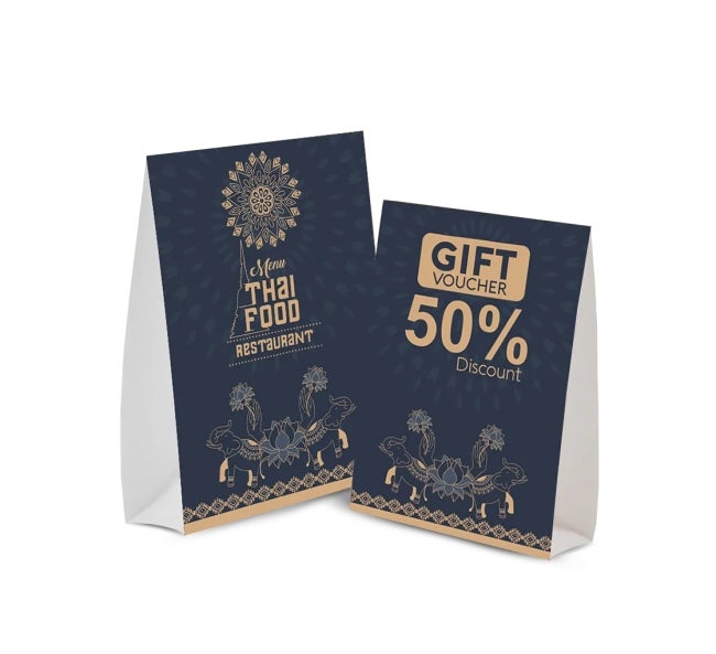 Shop for Custom Table Tents - Table Tent Printing | BannerBuzz