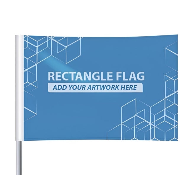 Rectangle Flags - Custom Flag Printing & Save up to 30% | BannerBuzz CA
