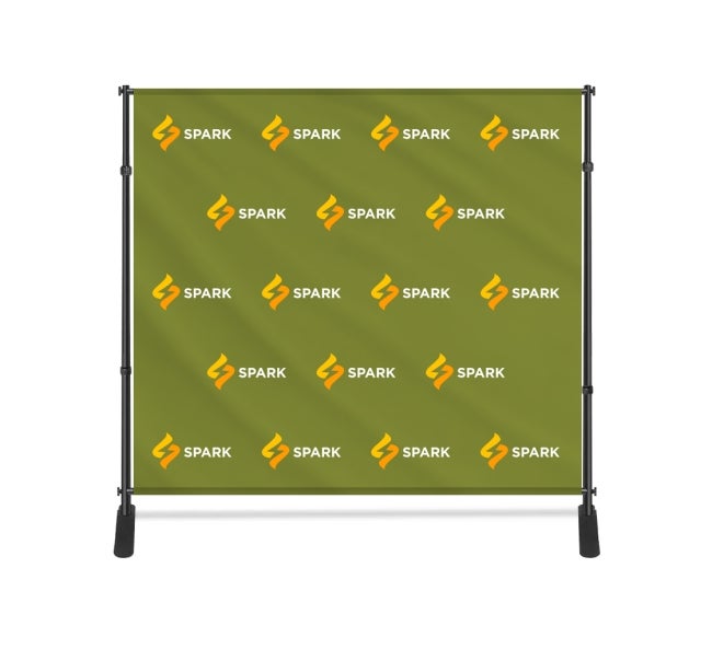 Buy Custom 8 ft x 8 ft Step and Repeat Adjustable Banner Stands ...