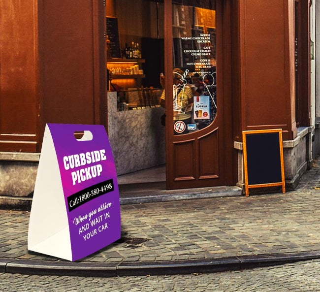 Portable Sidewalk Signs | Bubble-X™ Sidewalk Signs - BannerBuzz