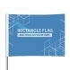 Rectangle Flags - Custom Flag Printing & Save up to 30% | BannerBuzz CA